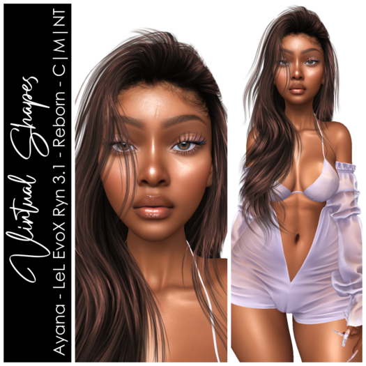 Second Life Marketplace - VIRTUAL SHAPES - Ayana Shape - Lelutka Ryn 3.1